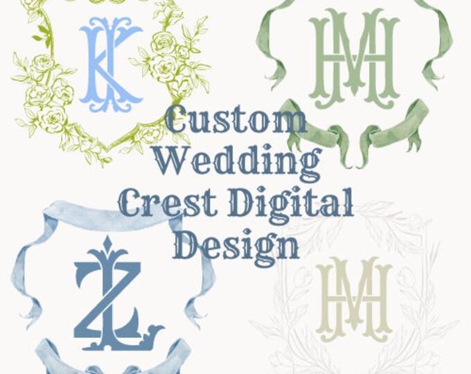 Semi-custom Crest Design Customized Crest Bespoke Crest Design by ...