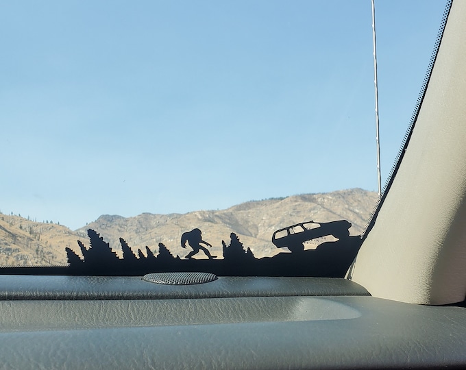 Windshield Decal for Jeep Grand Cherokee WJ Bigfoot Easter Egg Vinyl ...