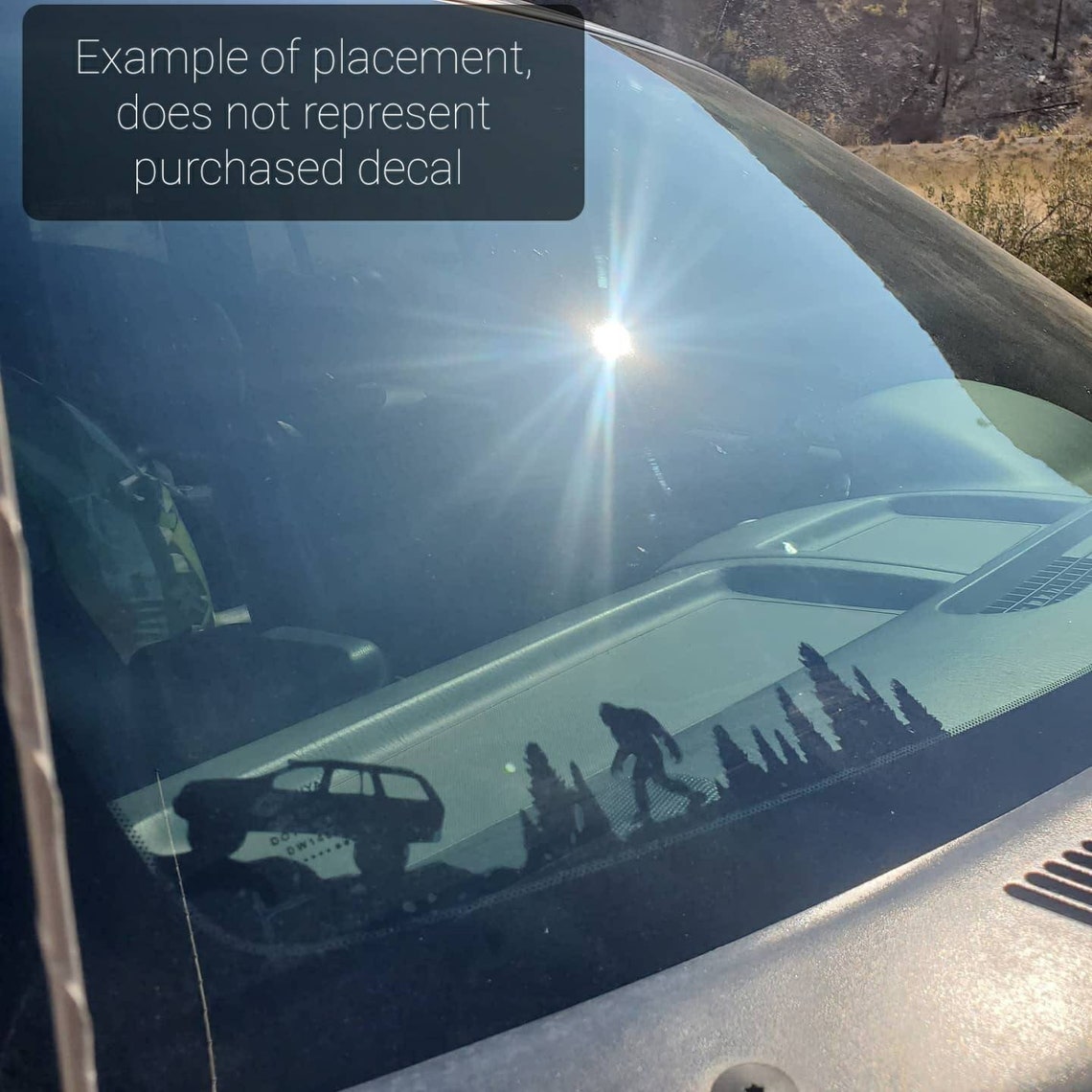 Windshield Decal for Toyota 4runner 4th Gen Easter Egg Vinyl | Etsy