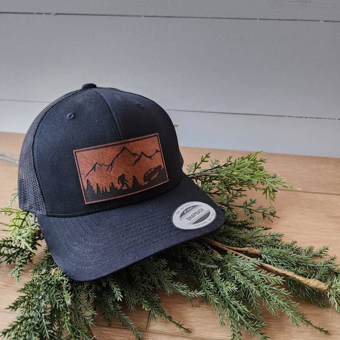 Bigfoot and Subaru Build Your Own Leather Patch Hat - Etsy