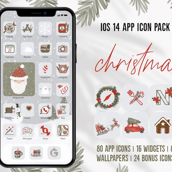 Christmas iPhone App - Etsy