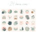 Boho Ios Handdrawn App Icons Boho Love Theme Pack Aesthetic - Etsy