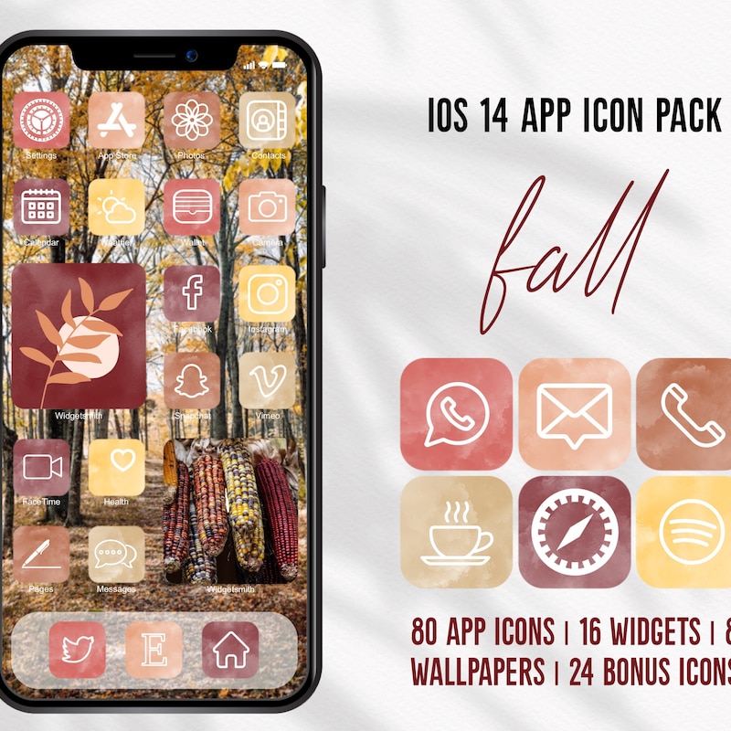 Fall App Icons - Etsy