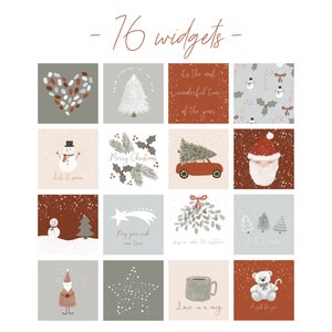 Xmas Ios App Icons Christmas Winter App Icons iPhone Christmas Ios14 ...