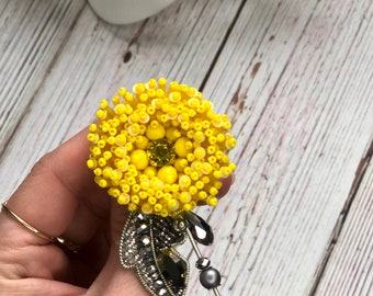 Dandelion Brooch | Etsy