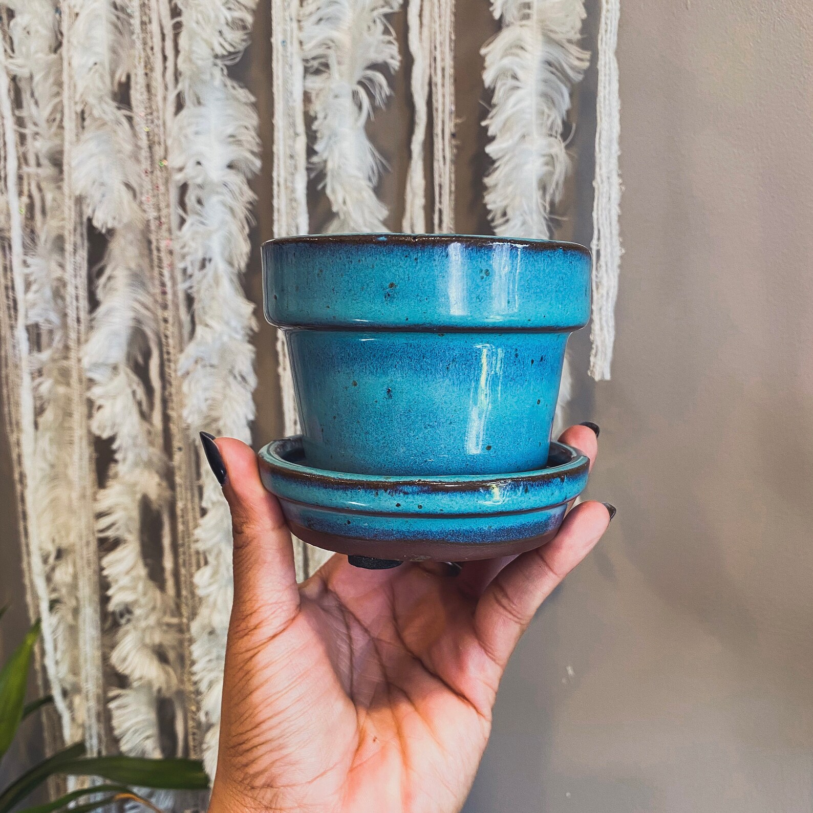 Pick Your Color Ceramic Pot 3 Inch Pot Size Unique - Etsy