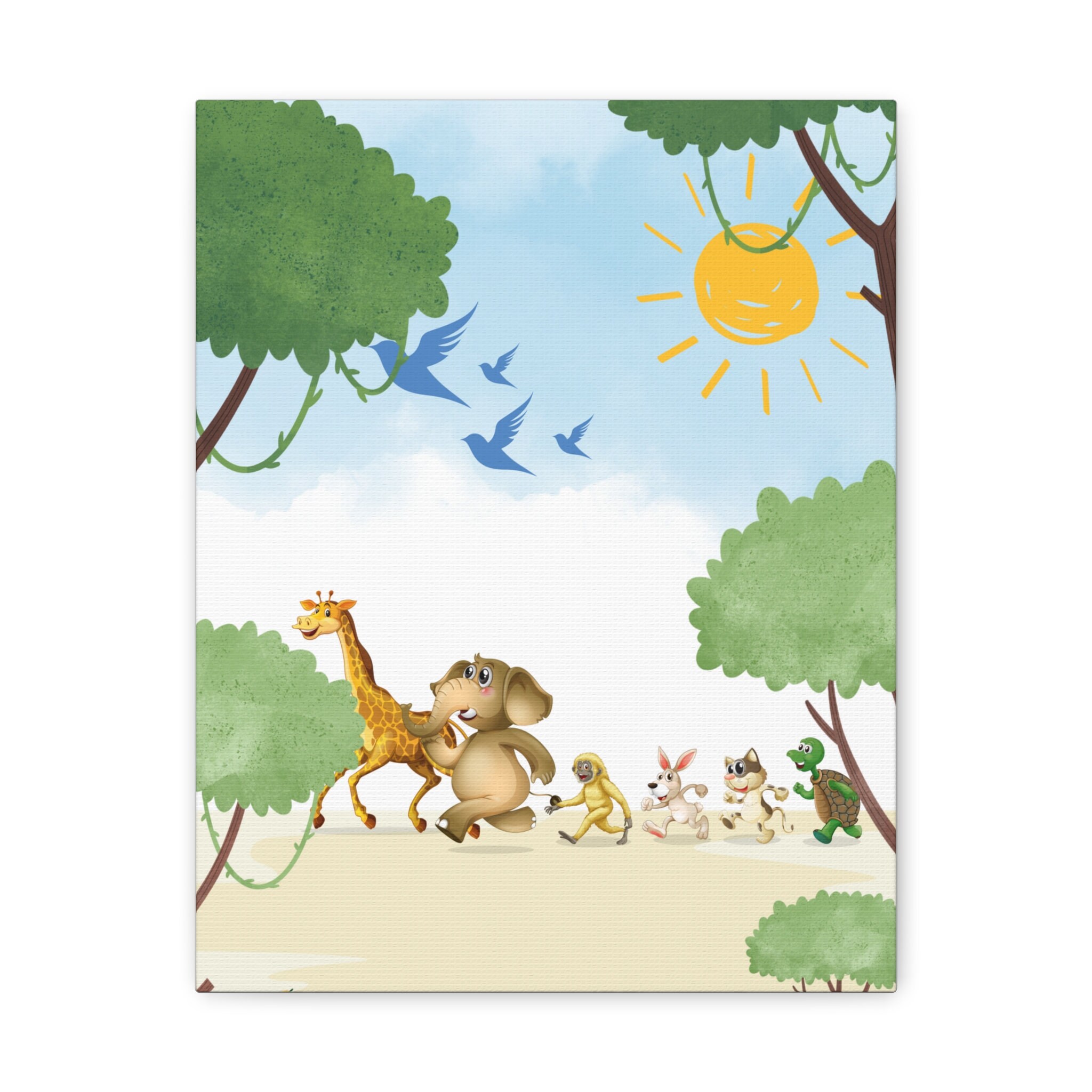 Safari Animals Wall Decor, Watercolor Safari Animals Wall Art - Etsy