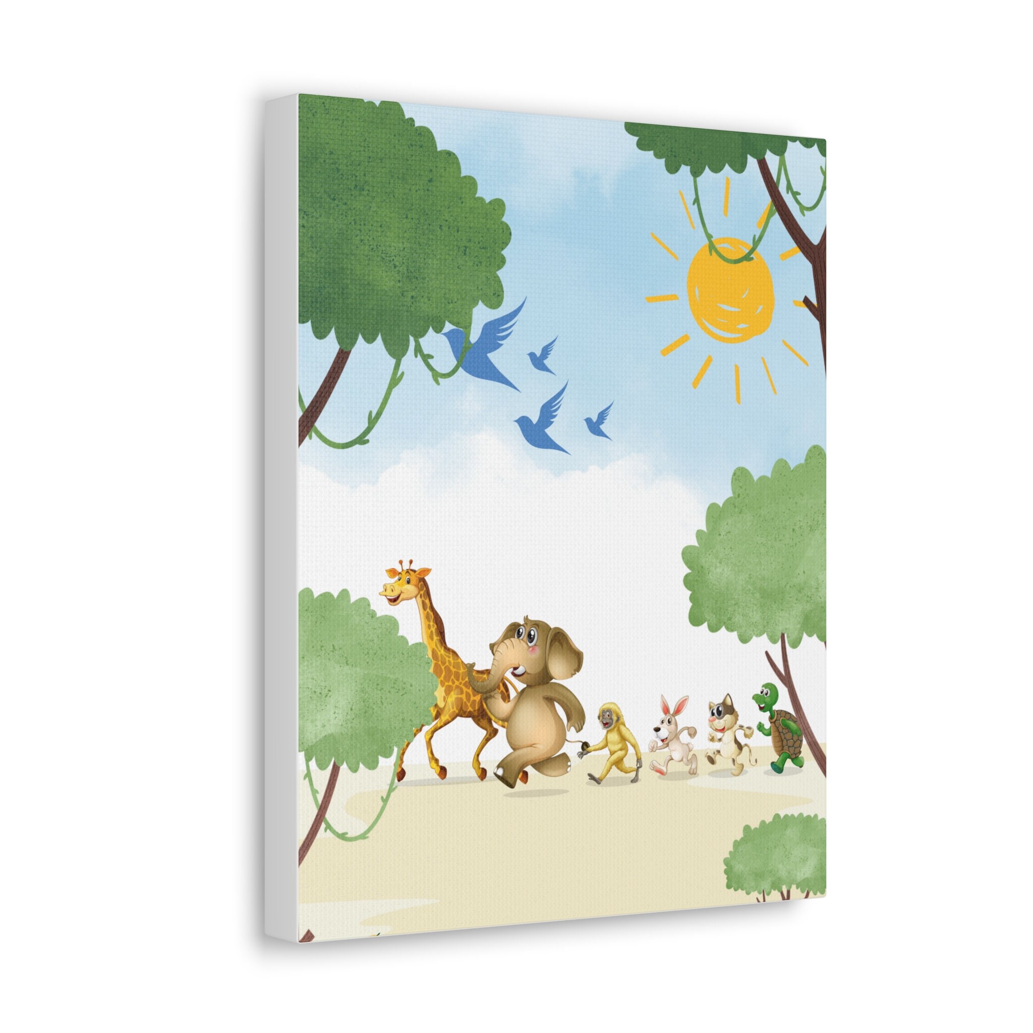 Safari Animals Wall Decor, Watercolor Safari Animals Wall Art - Etsy