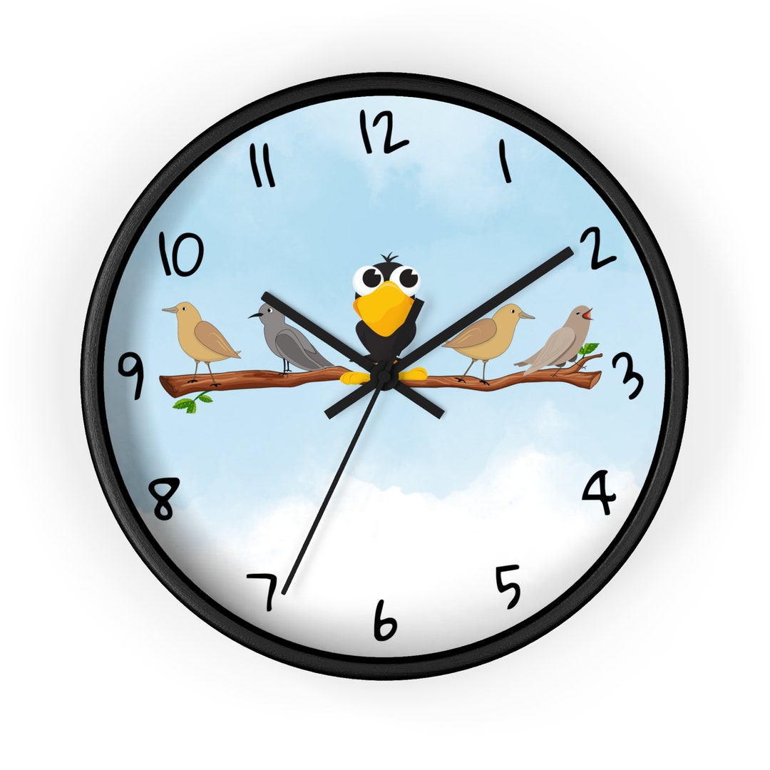 Funny Wall Clock for Kids Room - Etsy