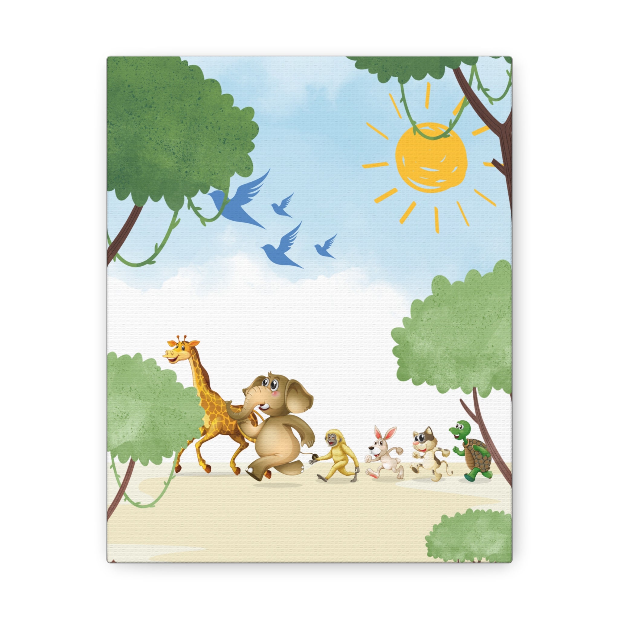 Safari Animals Wall Decor, Watercolor Safari Animals Wall Art - Etsy