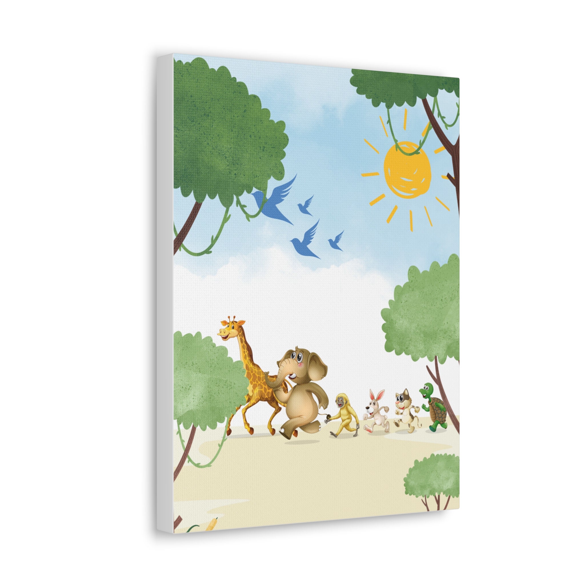 Safari Animals Wall Decor, Watercolor Safari Animals Wall Art - Etsy