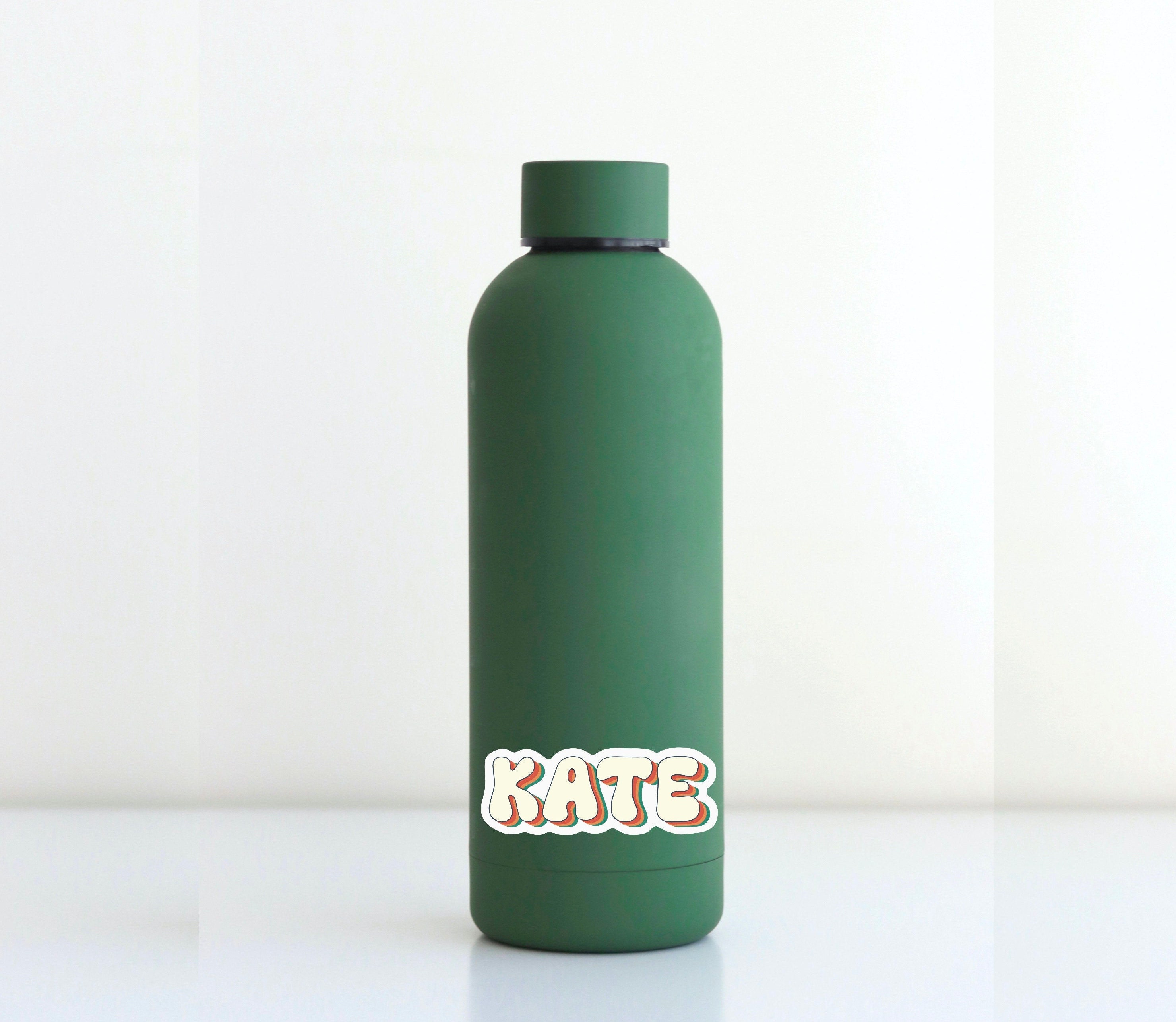 Kate - 3" Sticker,retro Name Sticker, Water Bottle, Laptop Sticker ...