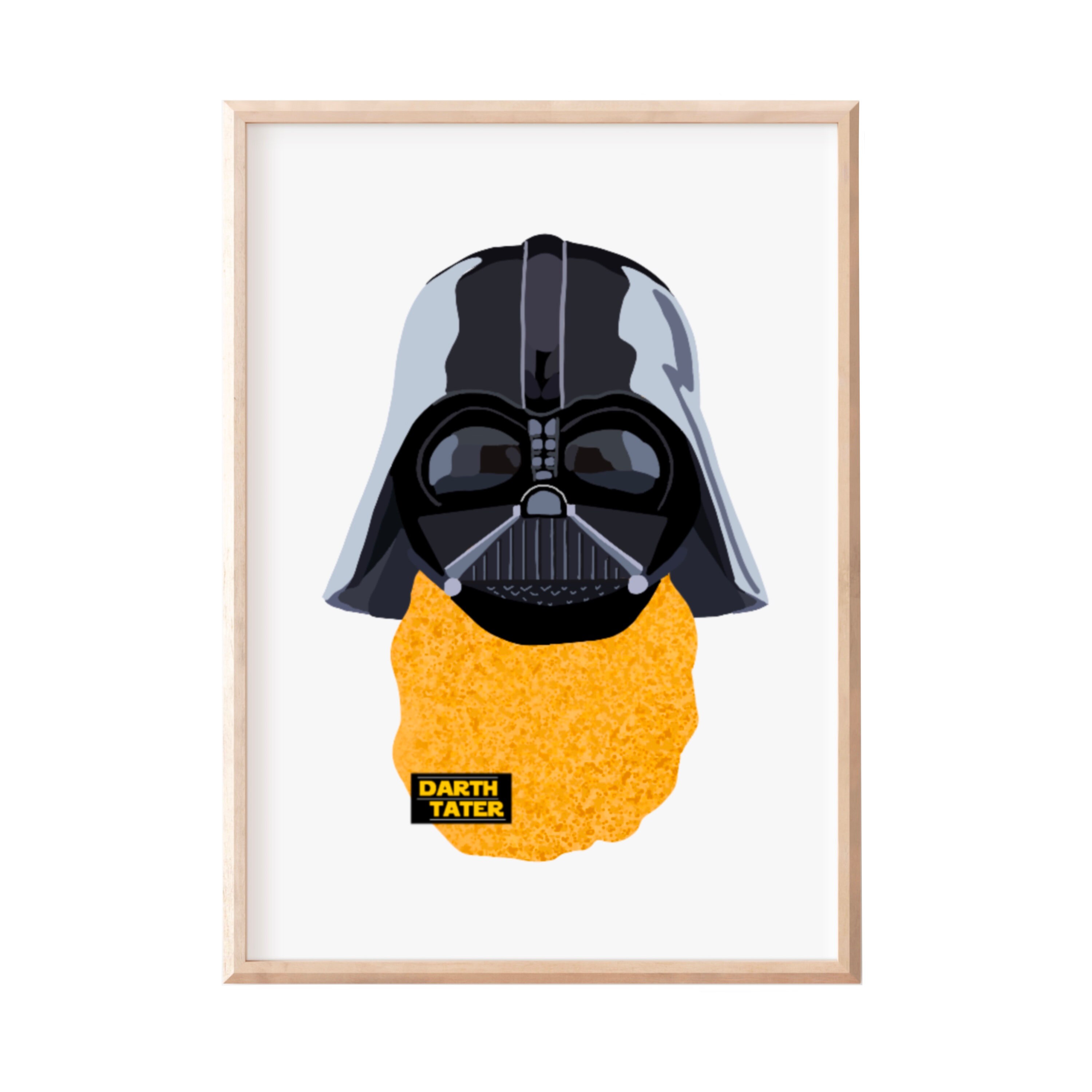 Darth Vader (tater) Print - Star Wars - Digital Download - Etsy