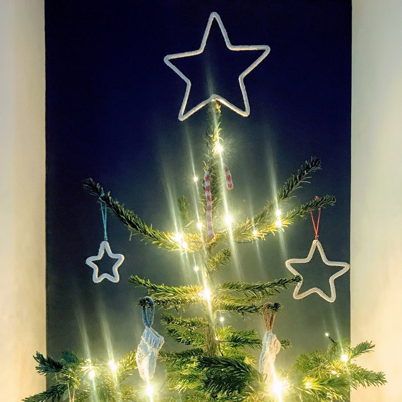 Knitted Tree Topper - Etsy UK