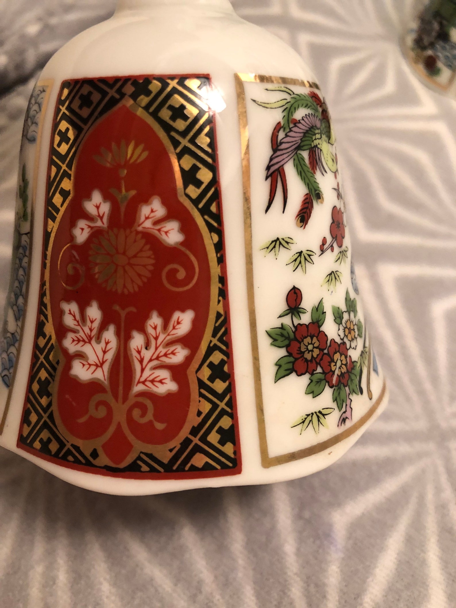 Japanese Imari Porcelain Bells. They sound beautiful and have | Etsy