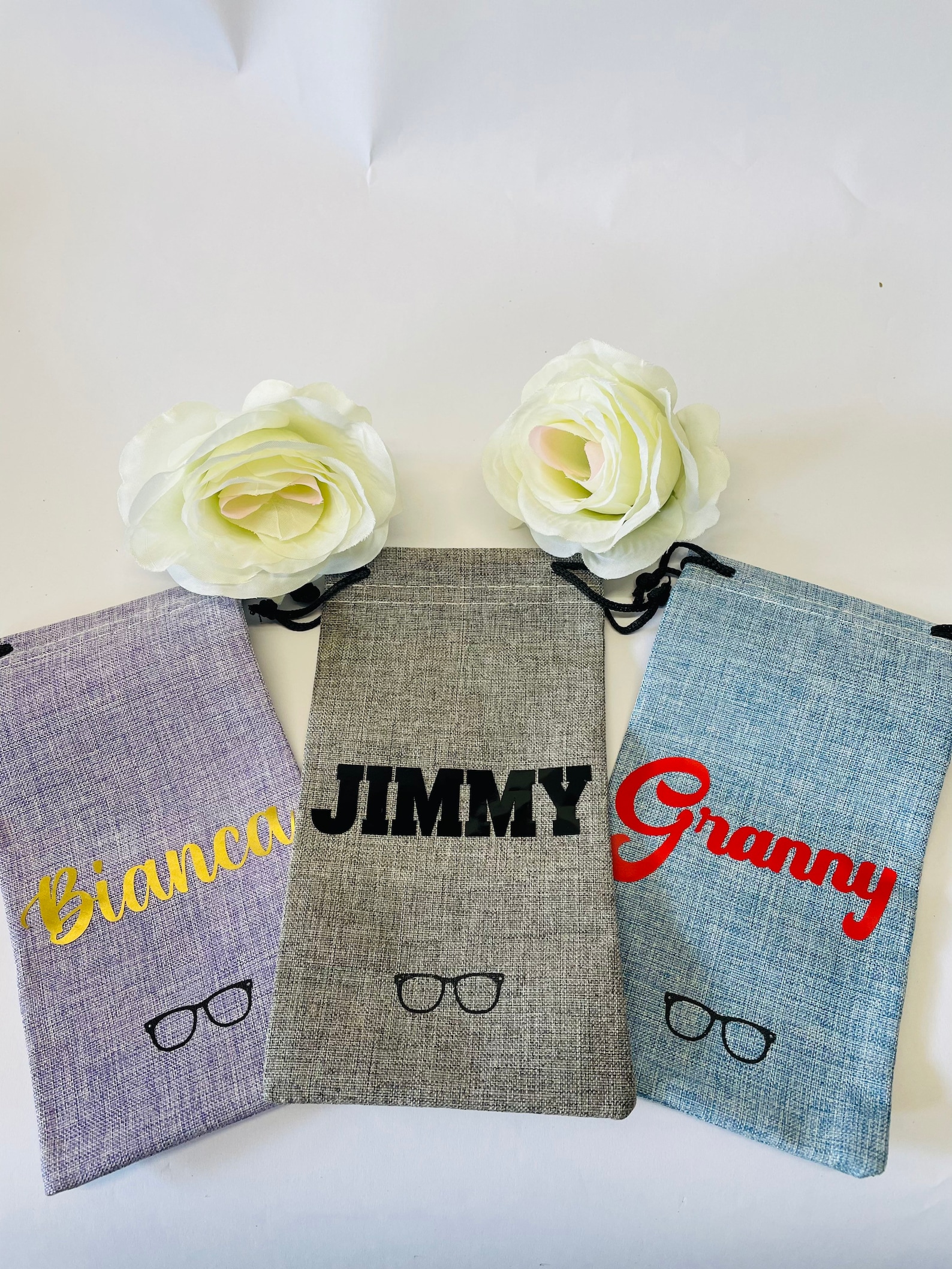 Personalised Glasses Pouch Spectacles Glass Holder Glass | Etsy