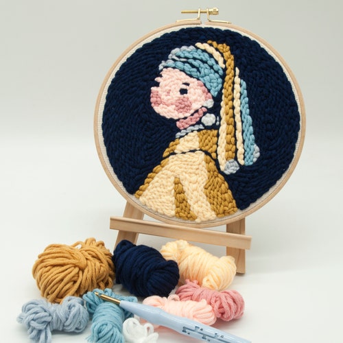 Punch Needle Embroidery Pattern 'harvest | Etsy