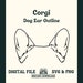Poodle Dog Ear Outline SVG Cut File and PNG File for Cricut or ...