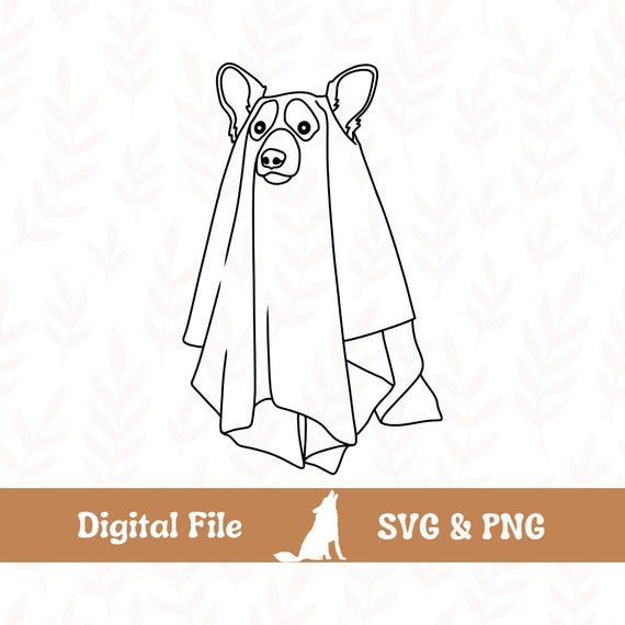 Ghost Dog SVG and PNG Files Halloween Dog Svg File and PNG - Etsy