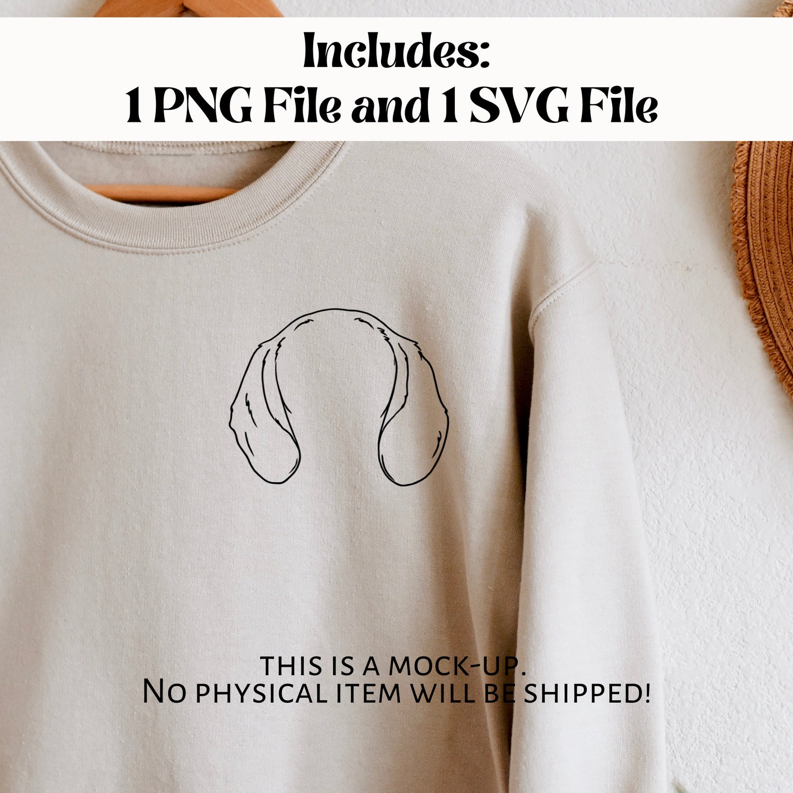 Beagle Dog Ear Outline SVG Cut File and PNG File for Cricut or - Etsy UK