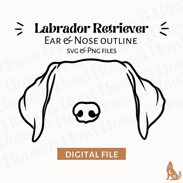 Labrador Silhouette - Etsy