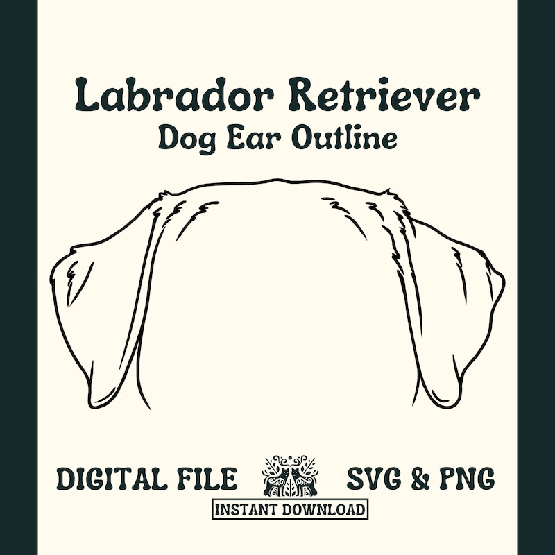 Black Dog Ears Clip - Etsy