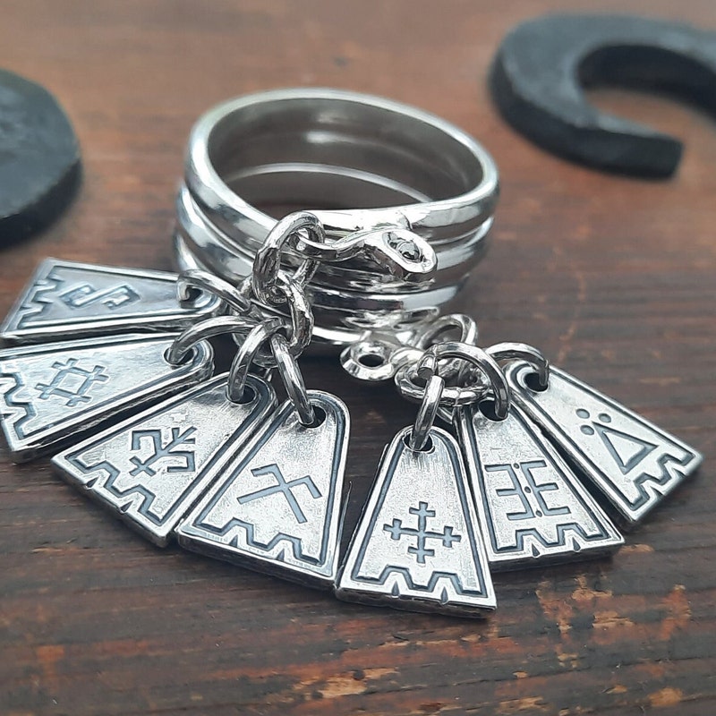 Latvian 7 Day Ring - Etsy