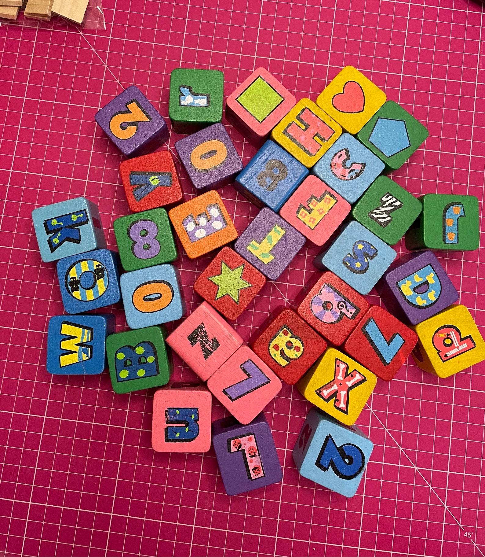 Wooden Bricks. Alphabet Bricks. Number Bricks. Educational Toys ...