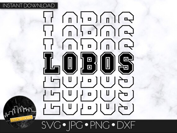 Lobos SVG Digital Download SVG Cut File SVG for Cricut or - Etsy UK