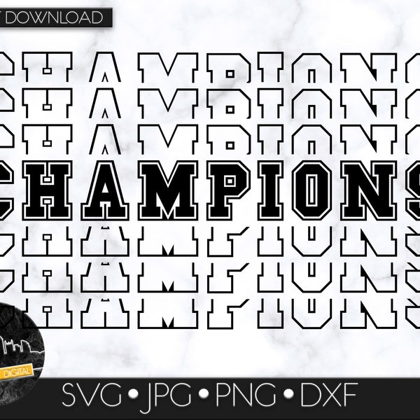 State Champions Svg - Etsy