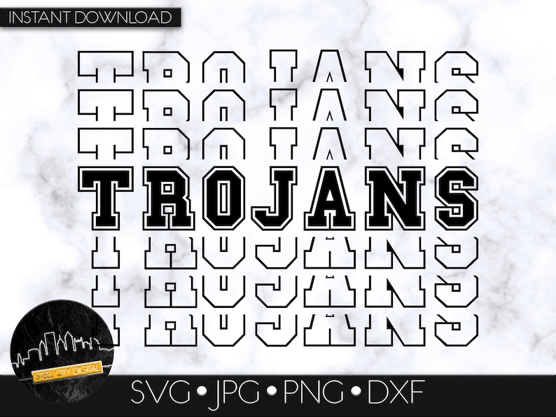 Trojans SVG Digital Download SVG Cut File SVG for Cricut or - Etsy