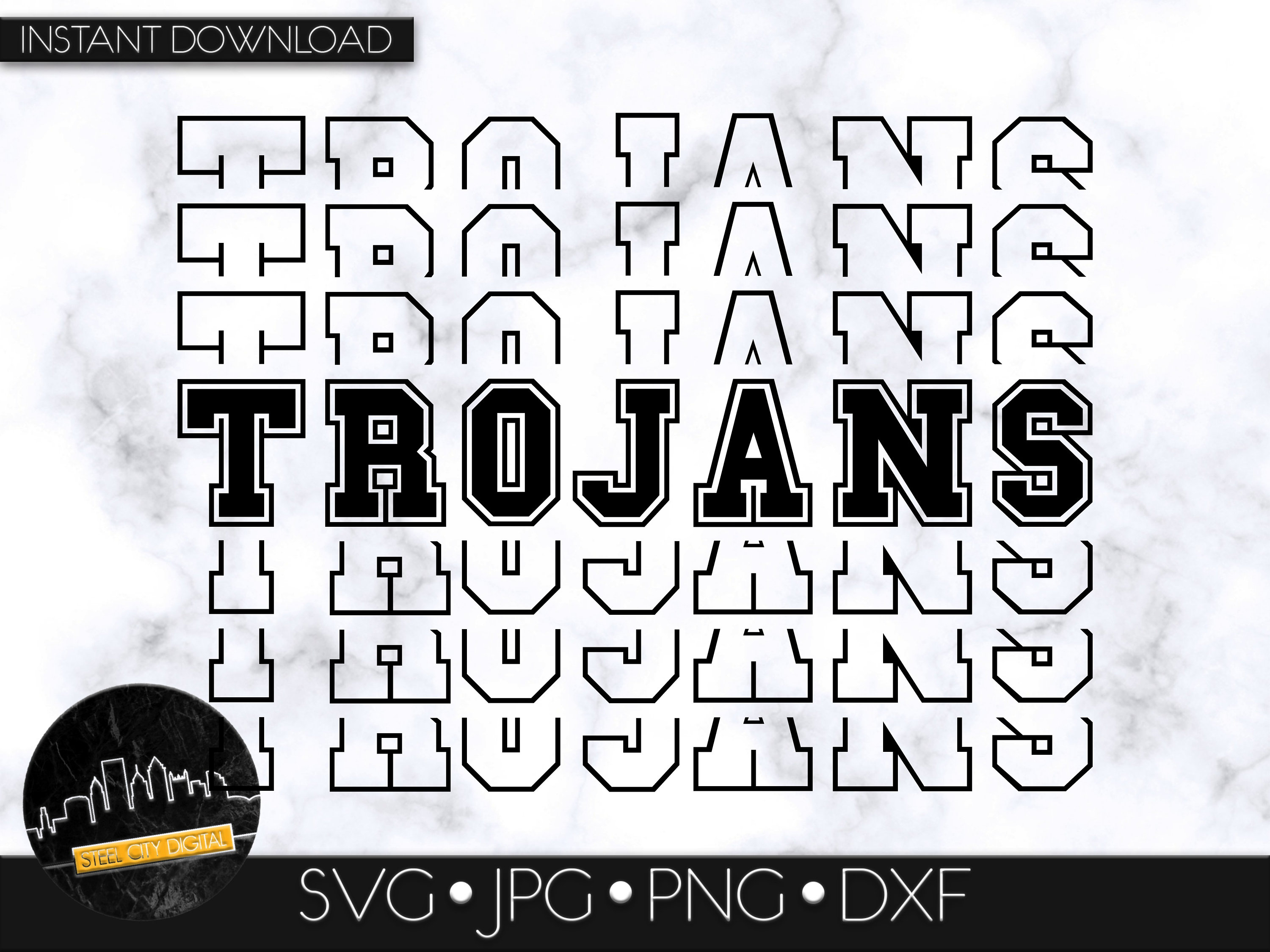 Trojans SVG Digital Download SVG Cut File SVG for Cricut or - Etsy