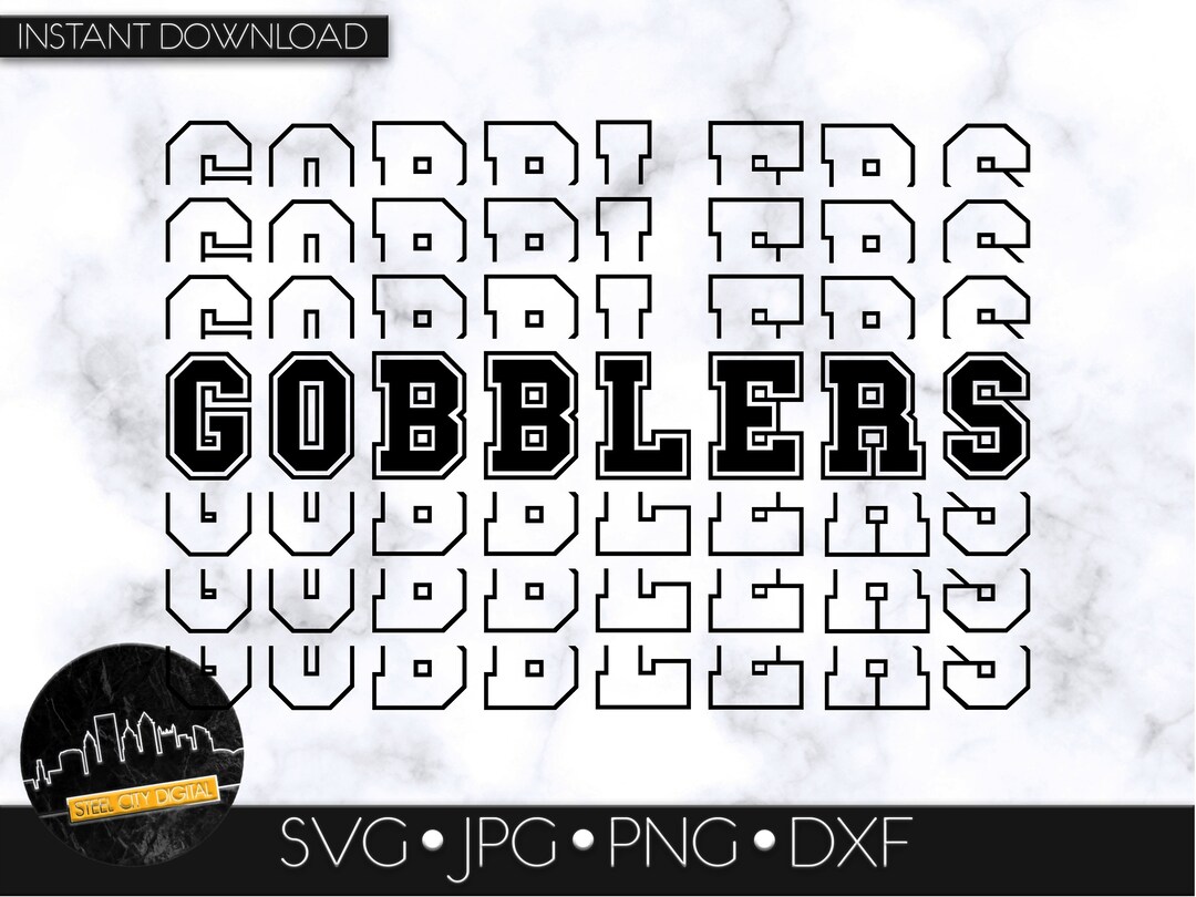 Gobblers SVG Digital Download, SVG Cut File, SVG for Cricut or ...