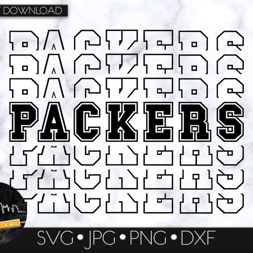 Packers Football Svg File - Etsy
