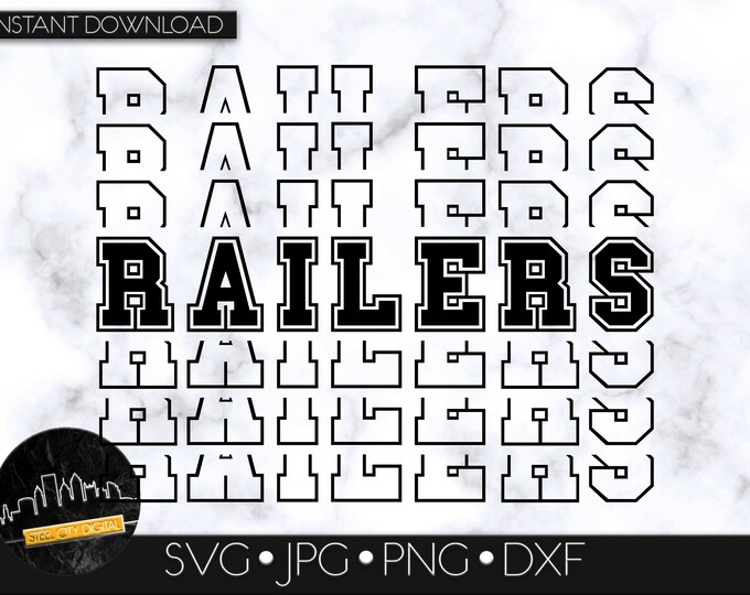 Railers SVG Digital Download, SVG Cut File, SVG for Cricut or ...