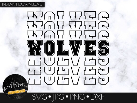 Wolves SVG Digital Download SVG Cut File SVG for Cricut or - Etsy