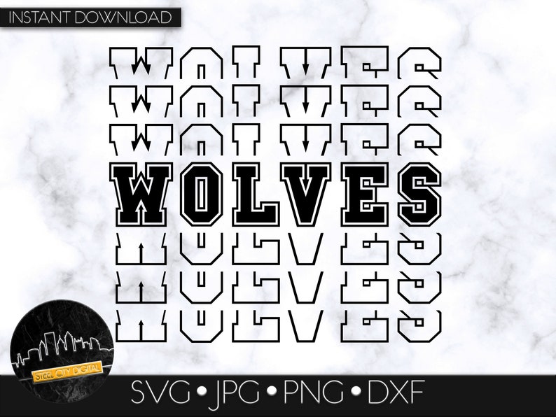 Wolves SVG Digital Download SVG Cut File SVG for Cricut or - Etsy