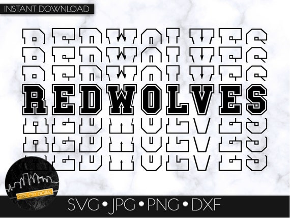 Redwolves SVG Digital Download SVG Cut File SVG for Cricut - Etsy