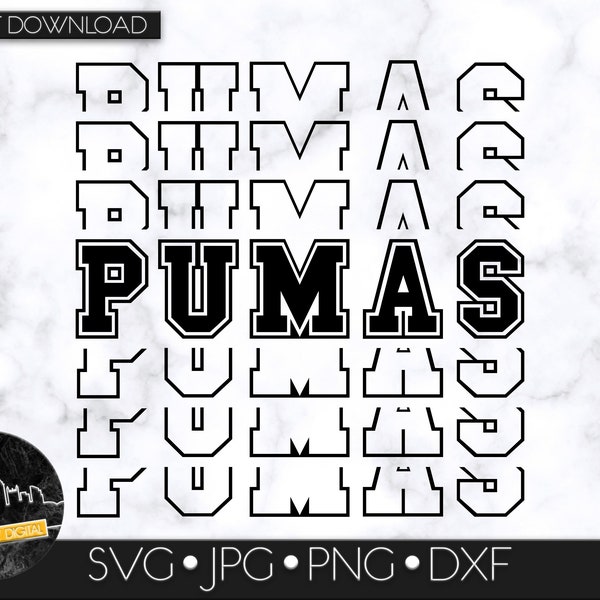 Puma Svg - Etsy