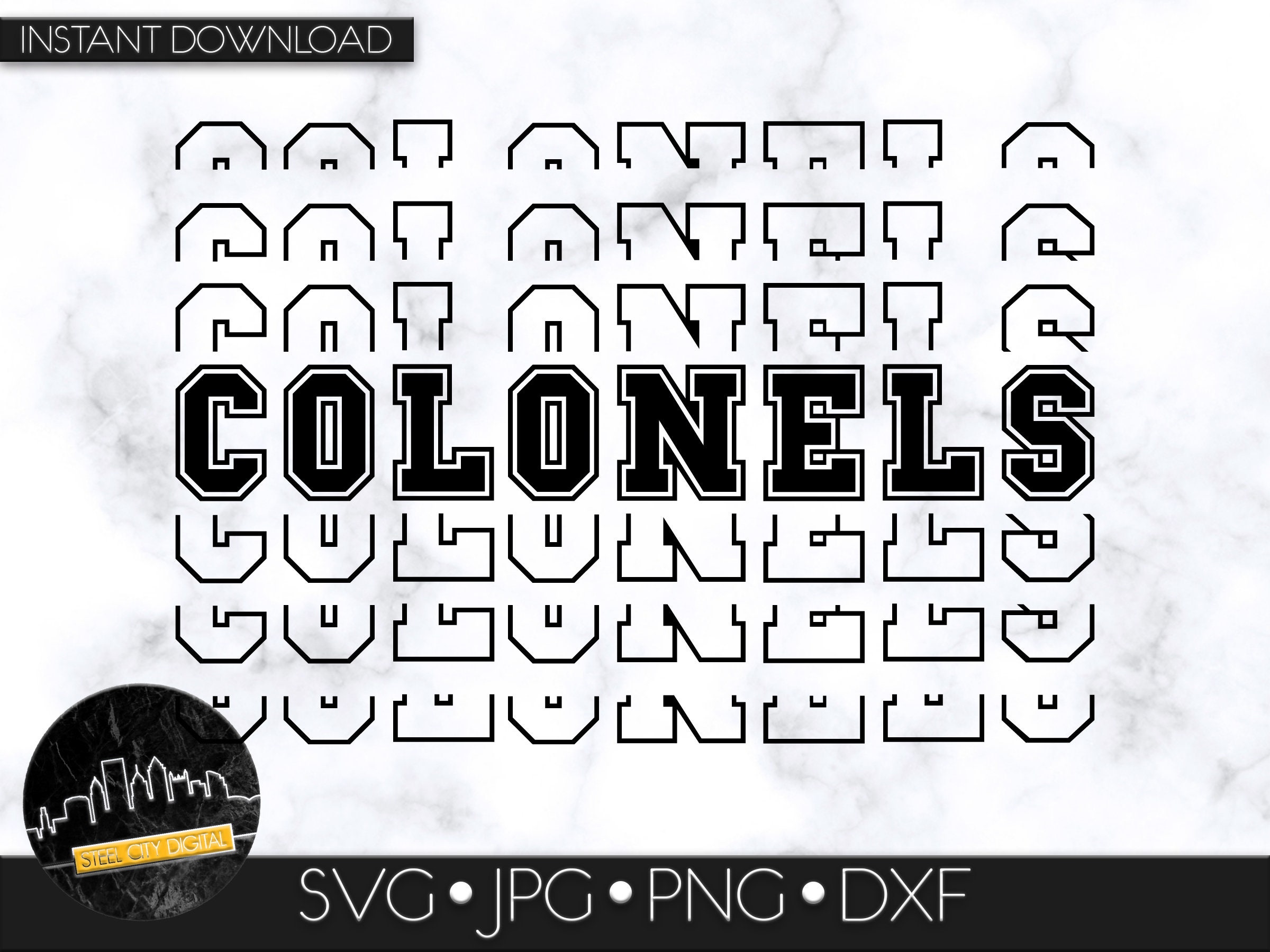 Colonels SVG Digital Download SVG Cut File SVG for Cricut or - Etsy