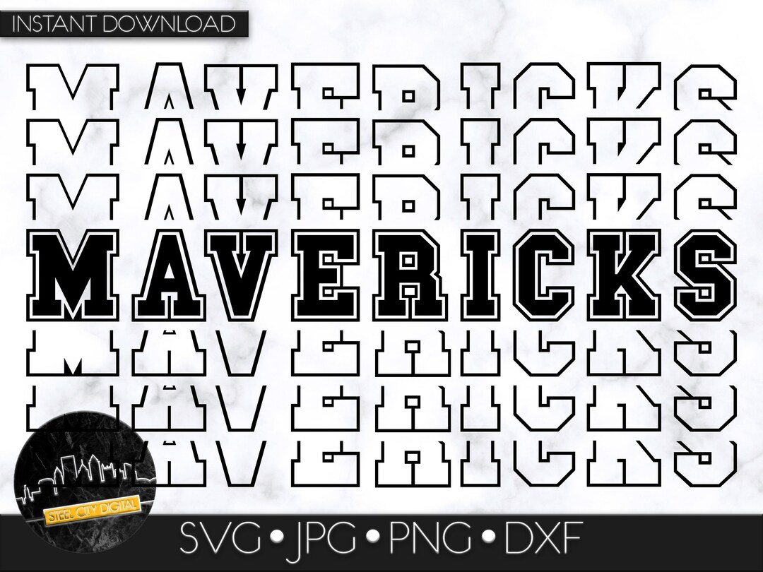 Mavericks SVG Digital Download, SVG Cut File, SVG for Cricut or ...
