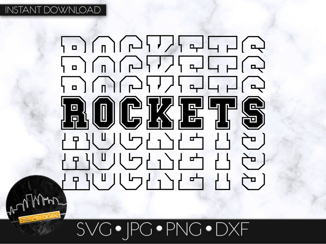 Rockets SVG Digital Download, SVG Cut File, SVG for Cricut or ...