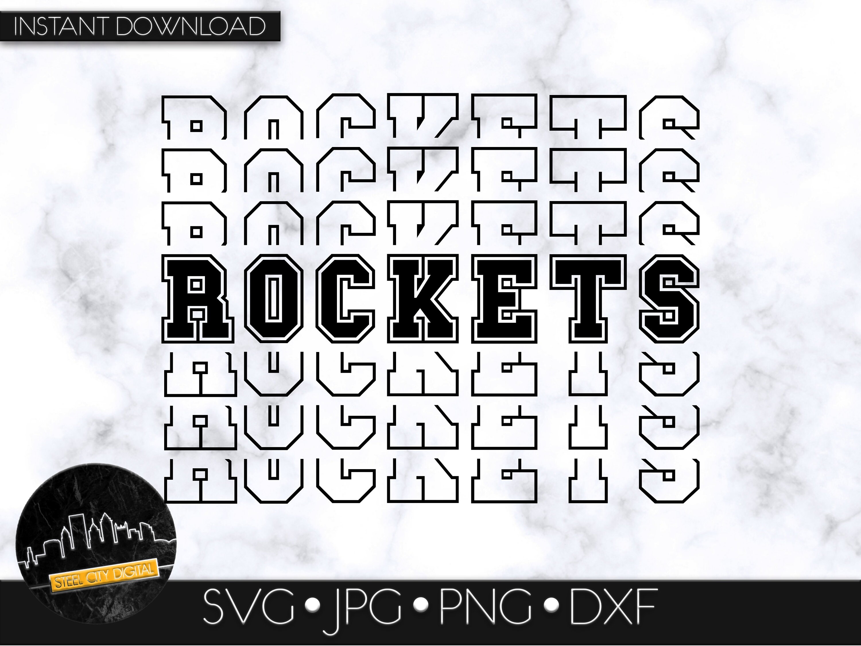 Rockets SVG Digital Download SVG Cut File SVG for Cricut or - Etsy