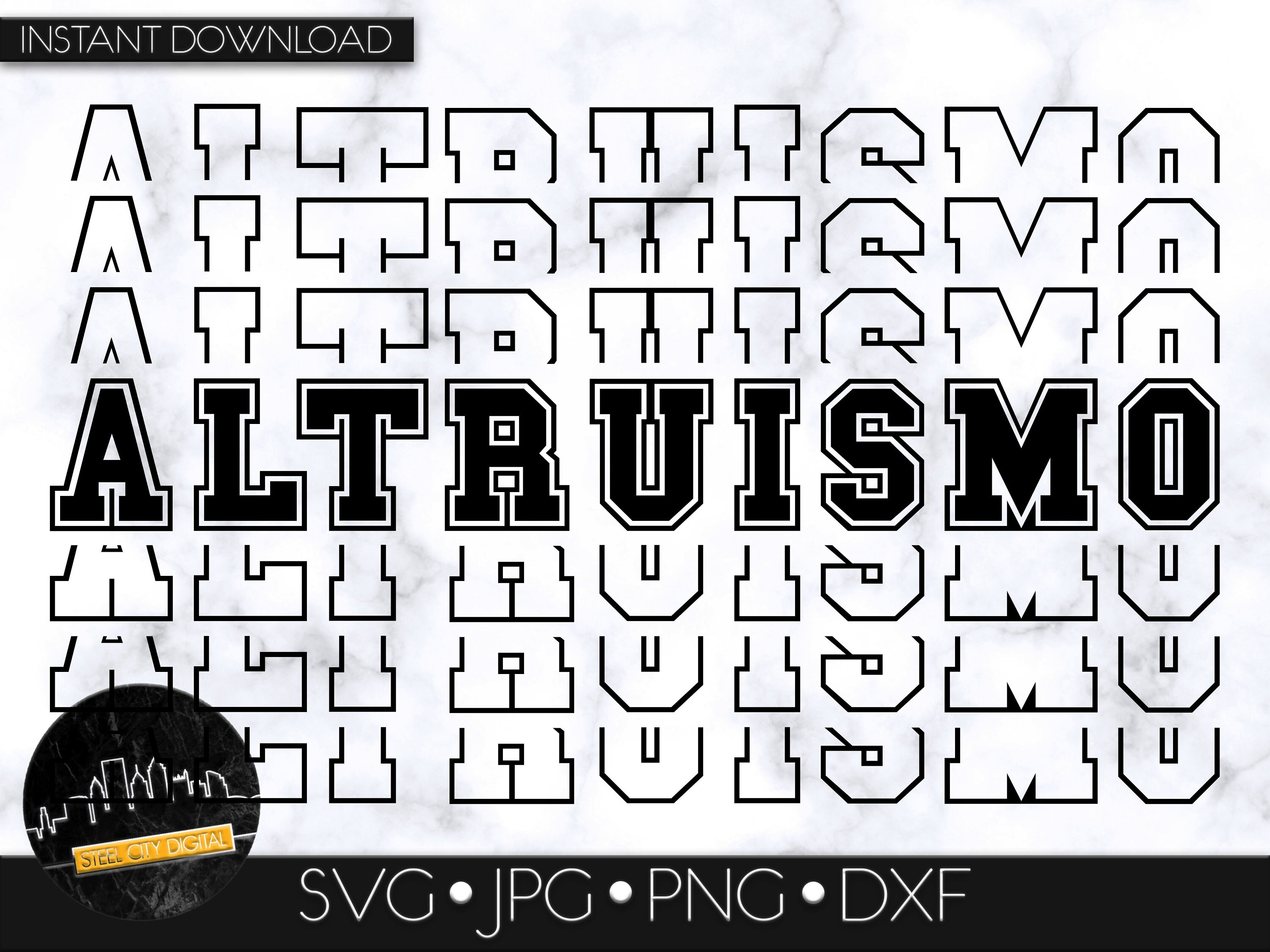 Altruismo SVG Digital Download SVG Cut File SVG for Cricut - Etsy Singapore