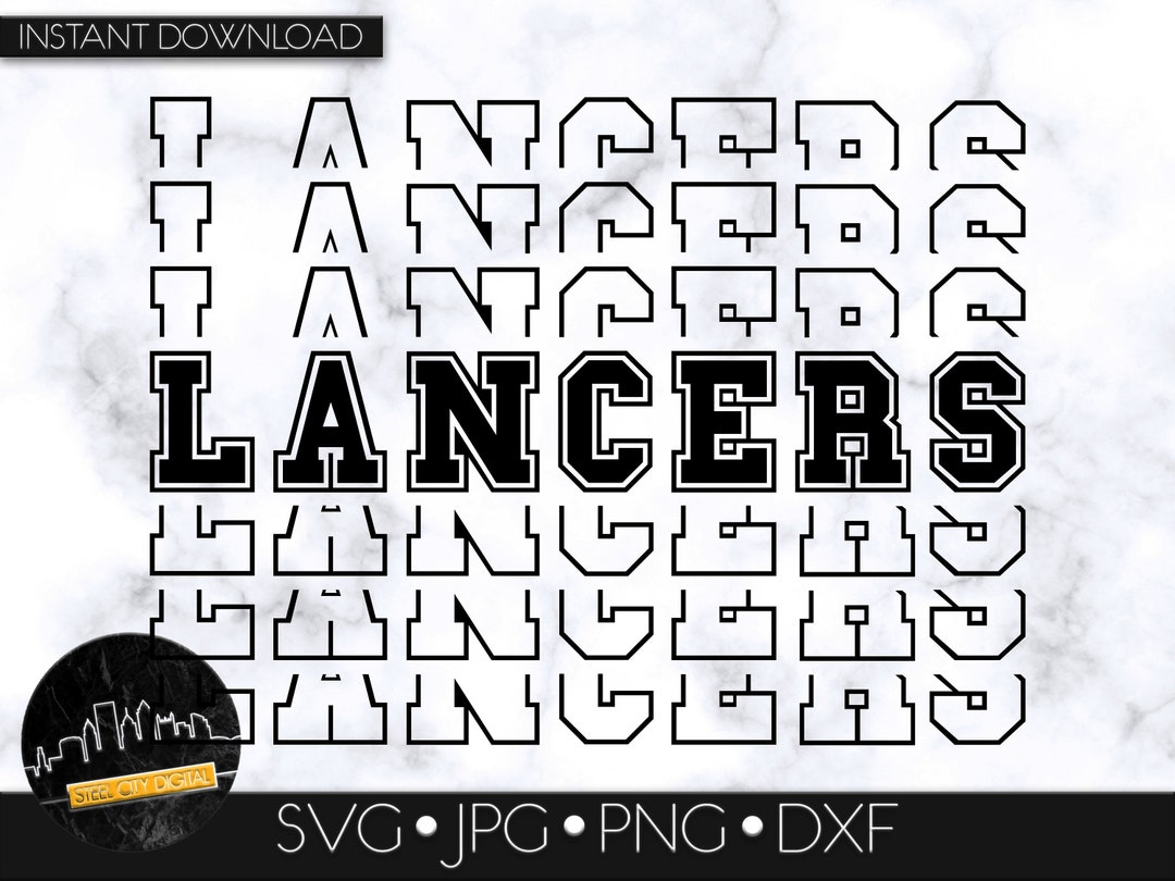 Lancers SVG Digital Download, SVG Cut File, SVG for Cricut or ...