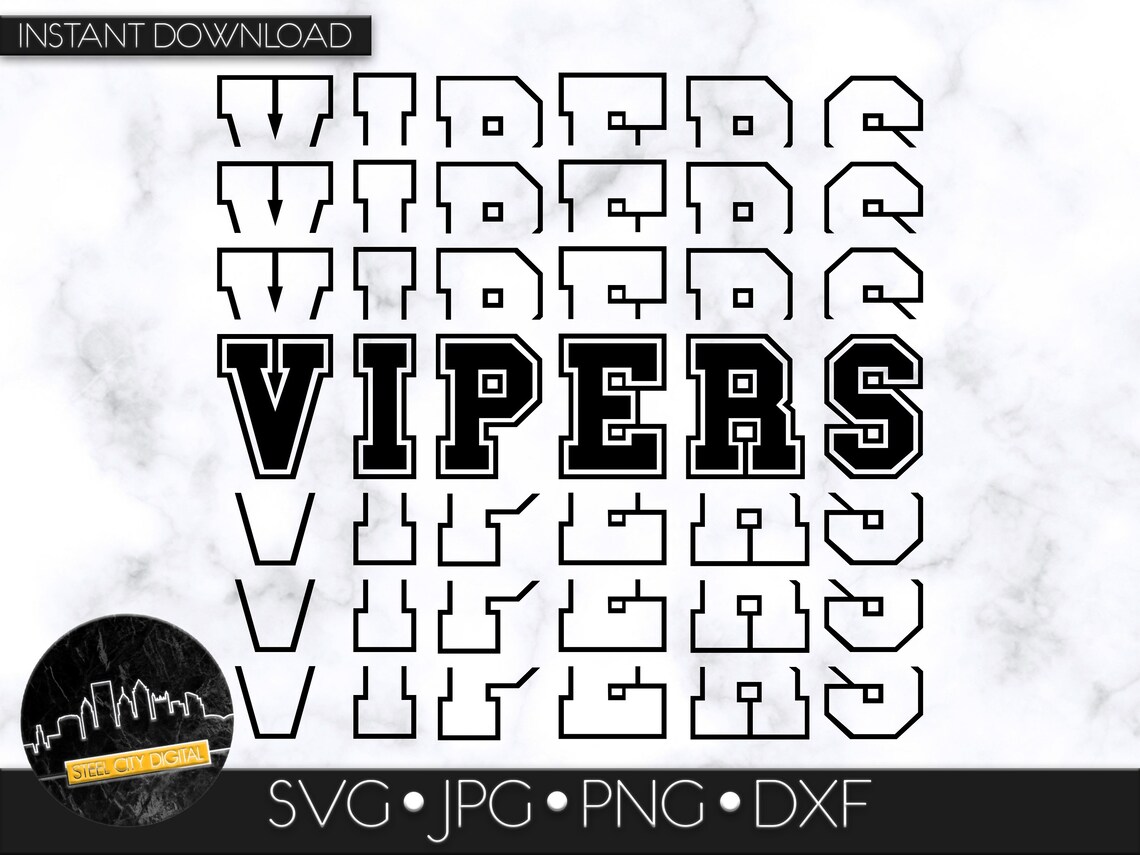 Vipers SVG Digital Download SVG Cut File SVG for Cricut or - Etsy