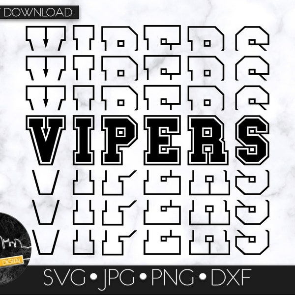 Vipers Svg - Etsy