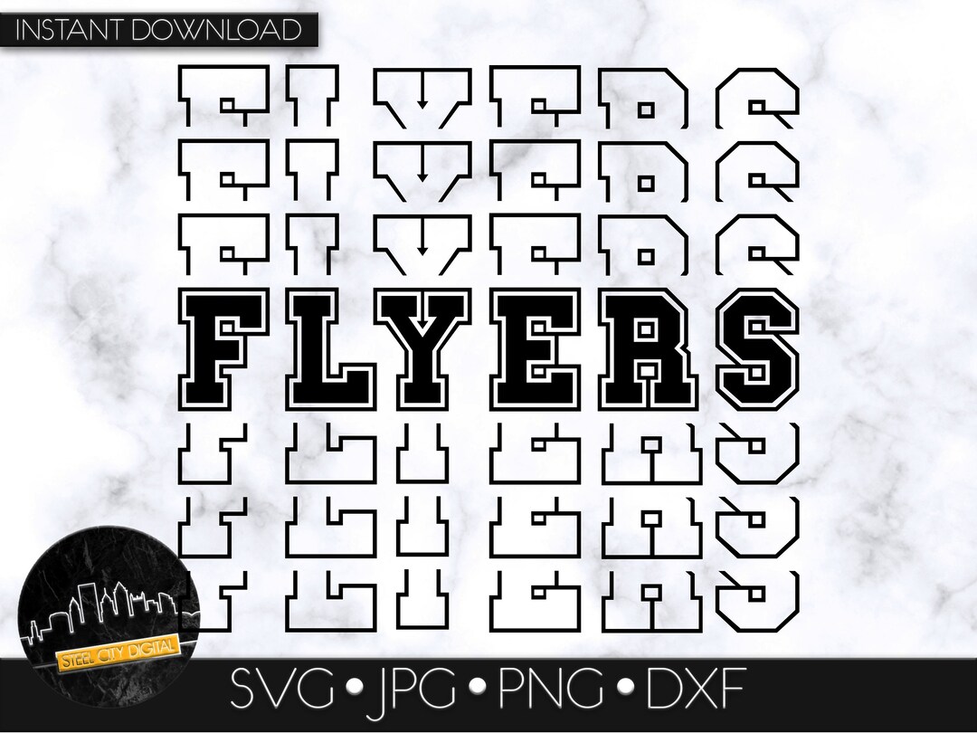 Flyers SVG Digital Download, SVG Cut File, SVG for Cricut or Silhouette ...