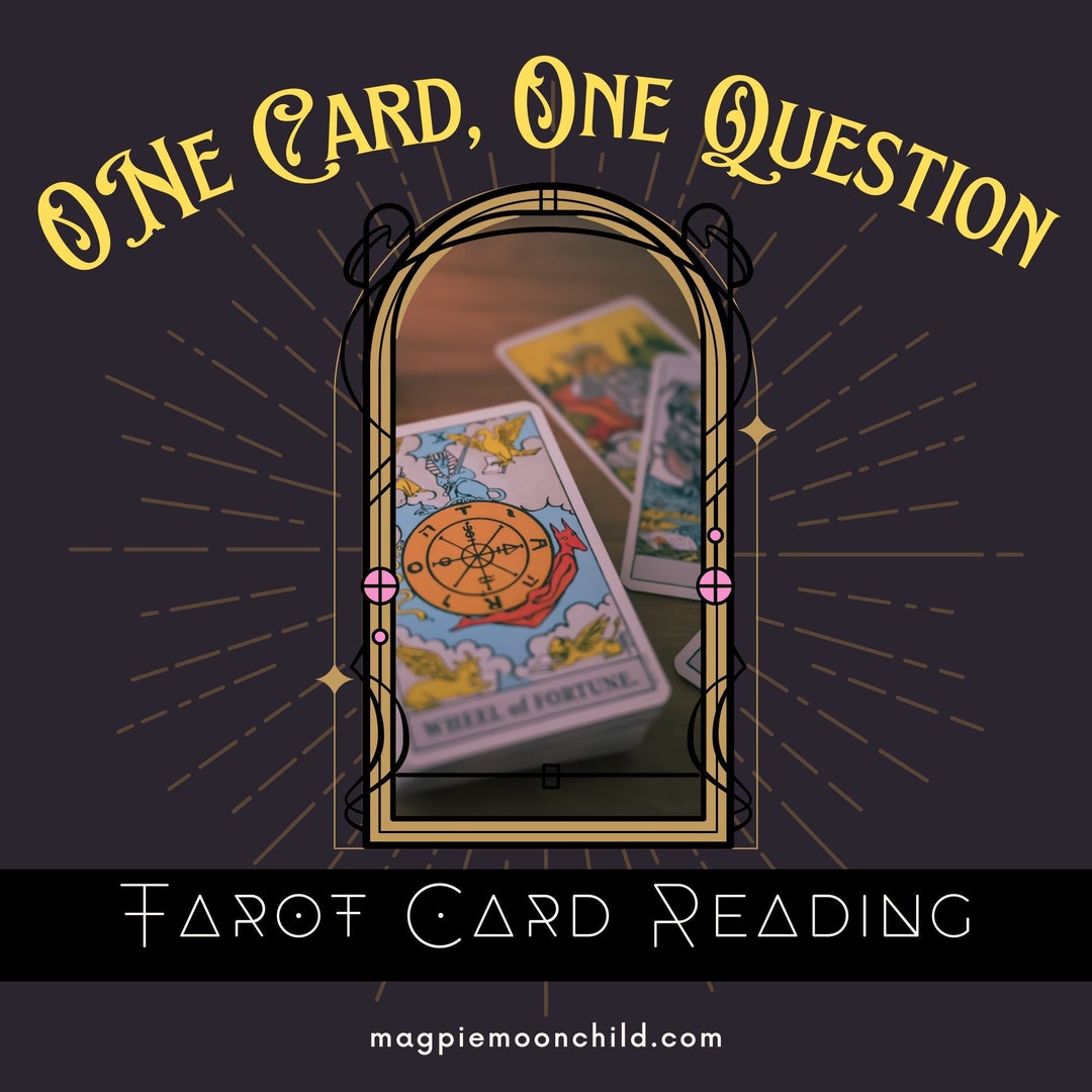 One Question, One Card Tarot Reading - Etsy Australia