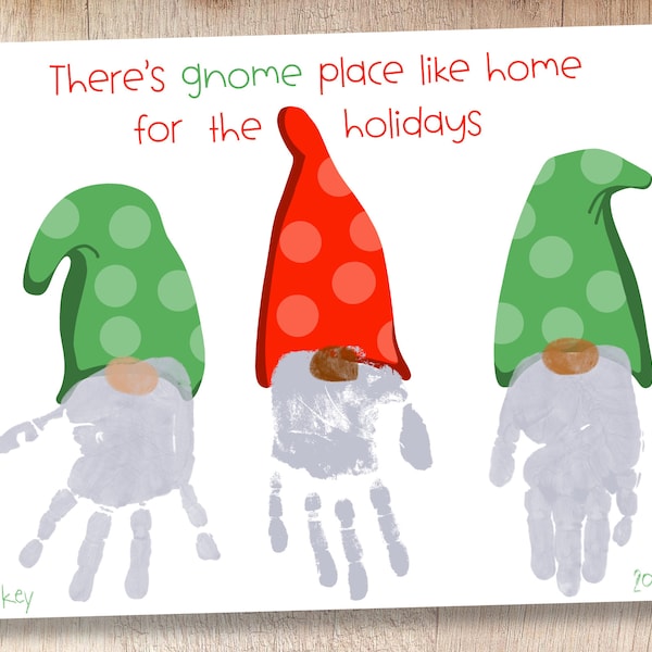 Christmas Handprint - Etsy
